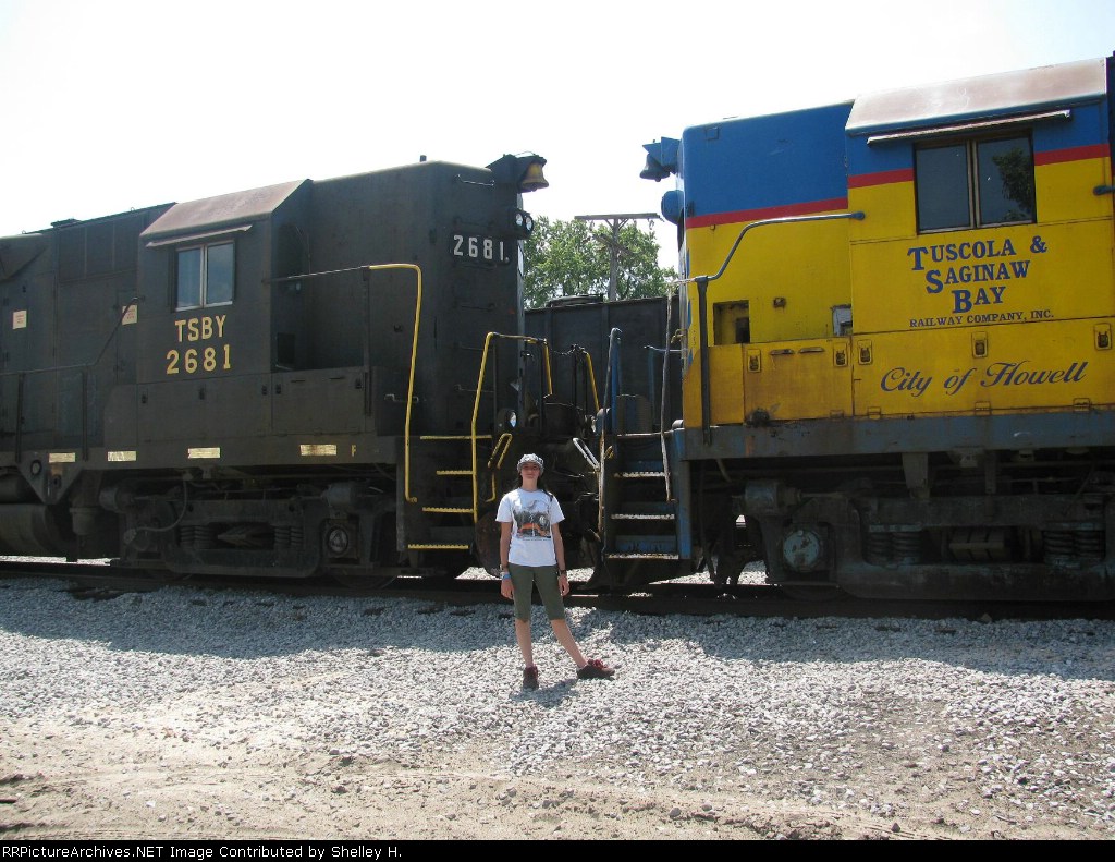 Yours Truly standing in front of TSBY 2681 & 2648